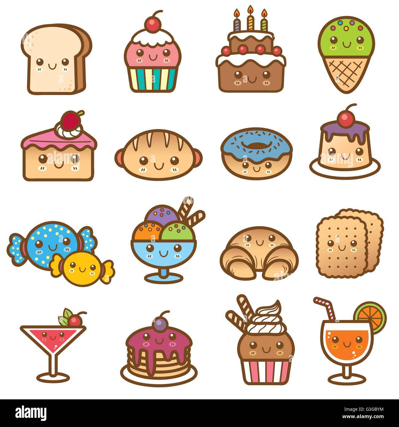 Cartoon keks Stock-Vektorgrafiken kaufen - Alamy