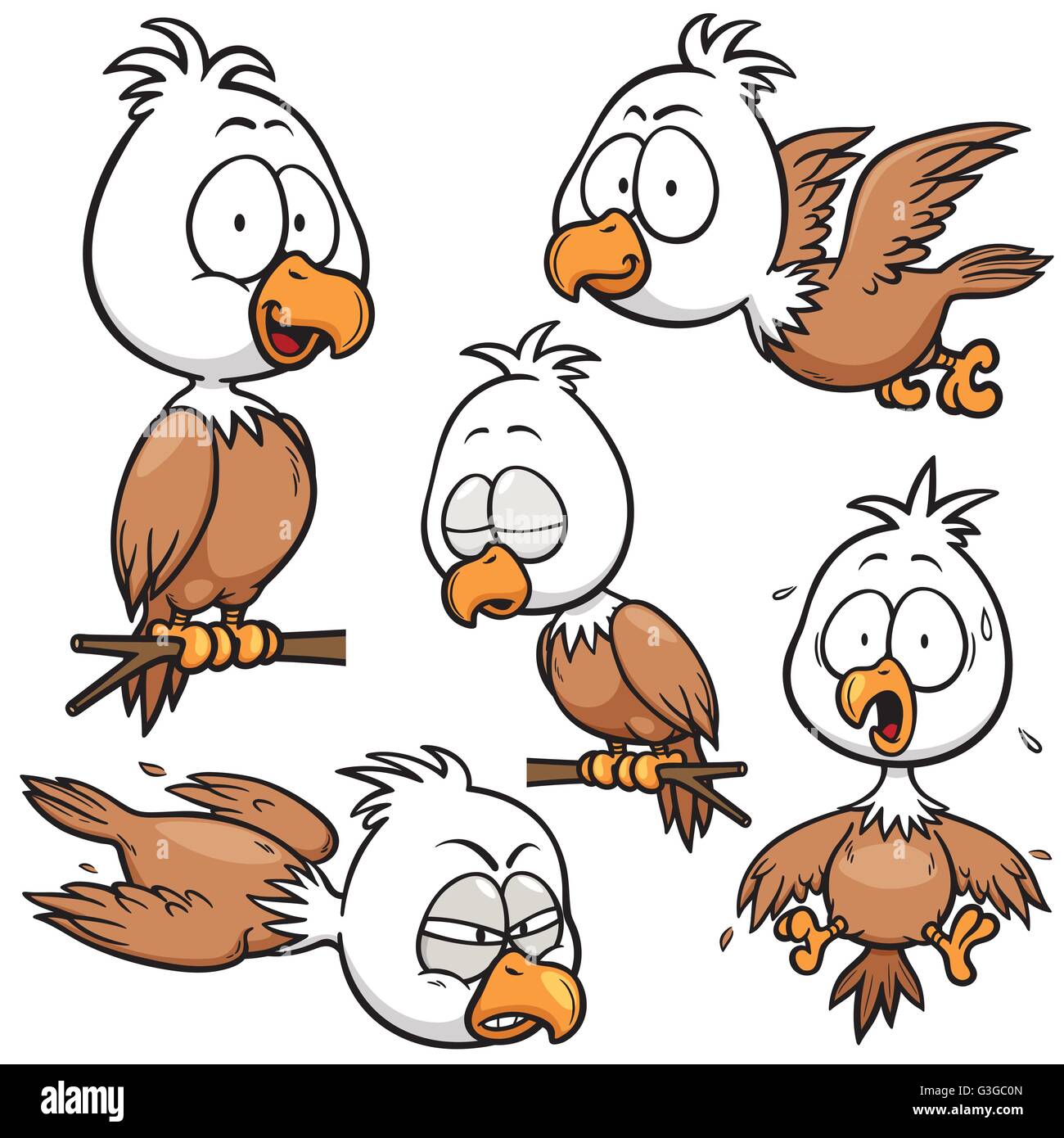 Cartoon Adler Stockfotos und -bilder Kaufen - Alamy