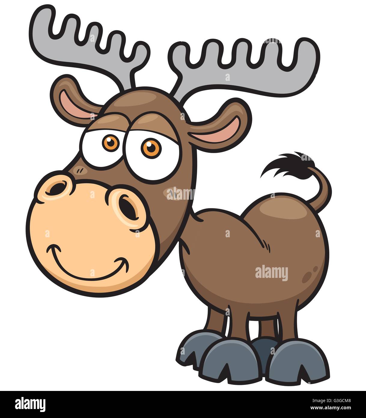 Hirsch karikatur Stock-Vektorgrafiken kaufen - Alamy