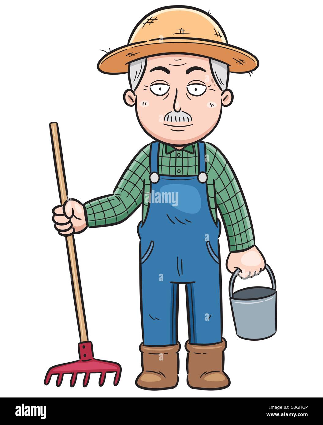 Cartoon Farmer Stockfotos und -bilder Kaufen - Alamy