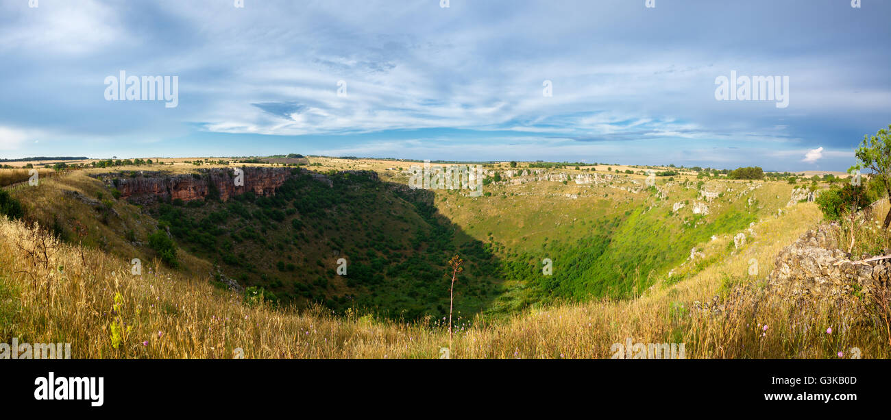 Pulo di Altamura Panorama, Apulien, Italien Stockfotografie - Alamy