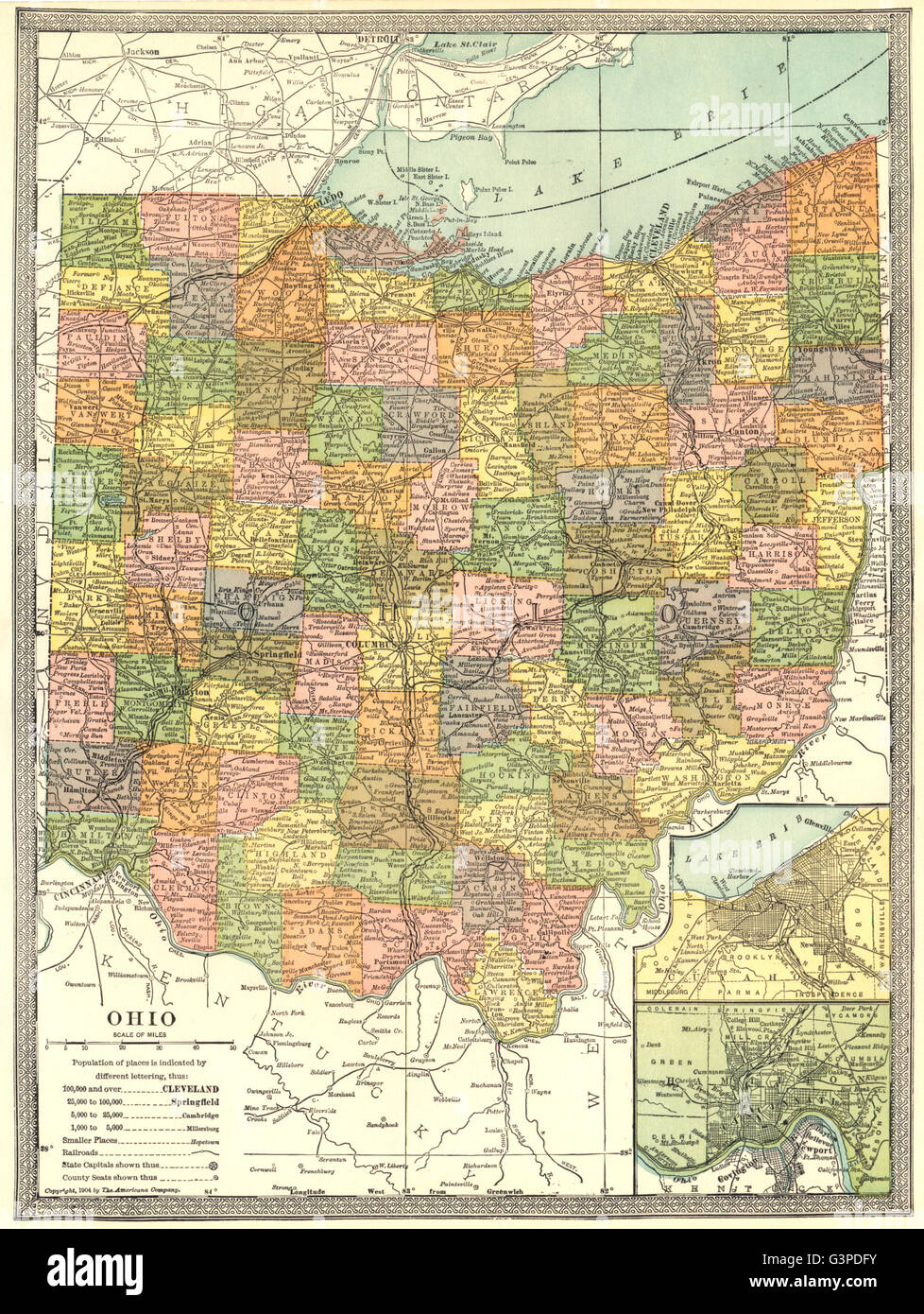 Mapa Político De Cleveland