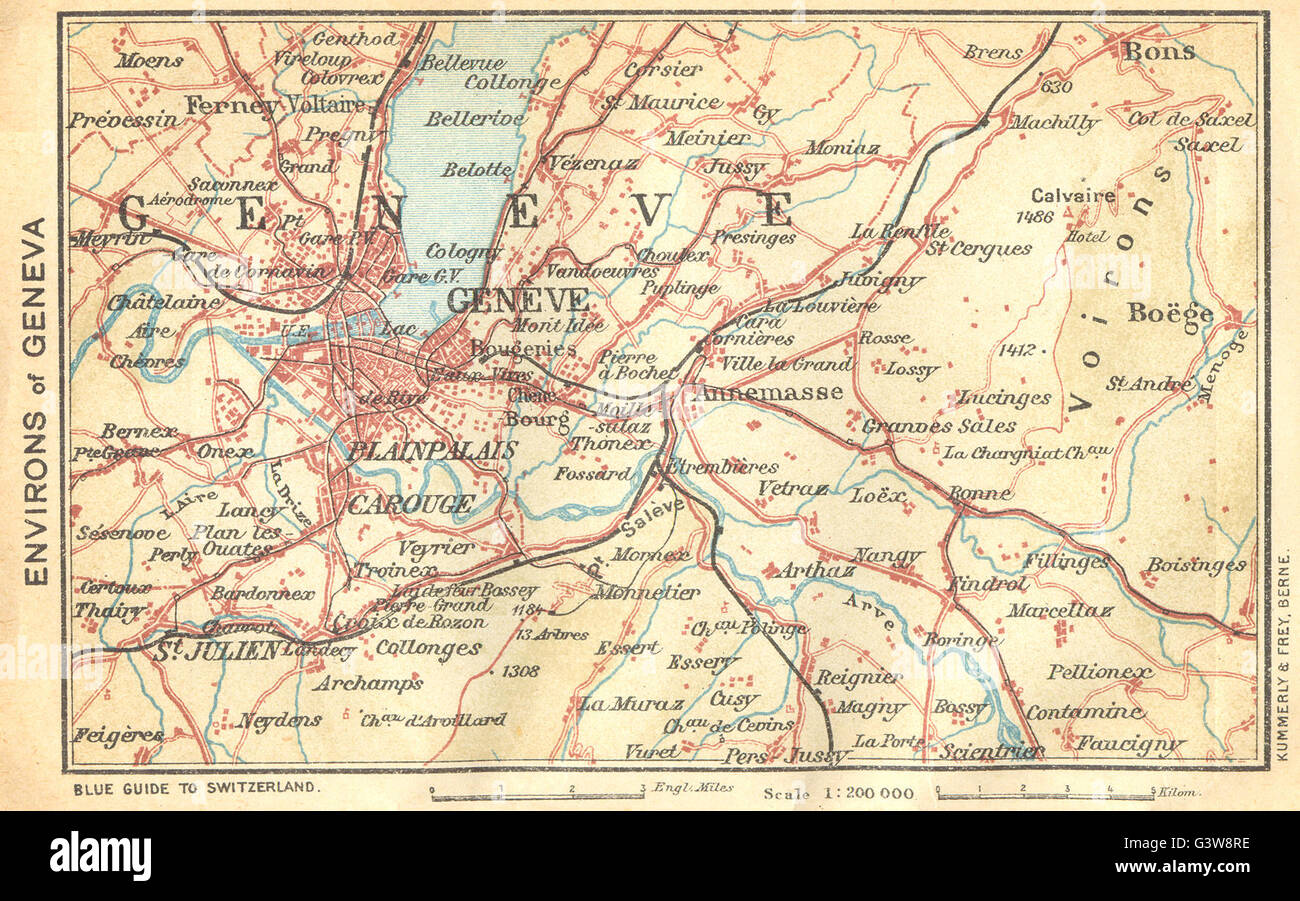 Geneva map -Fotos und -Bildmaterial in hoher Auflösung - Seite 3 - Alamy
