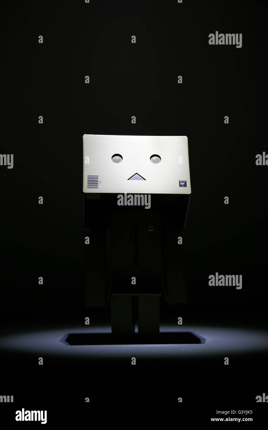 Ein Danbo Danboard fiktionalen Roboter Charakter. Danbo ist eine ...