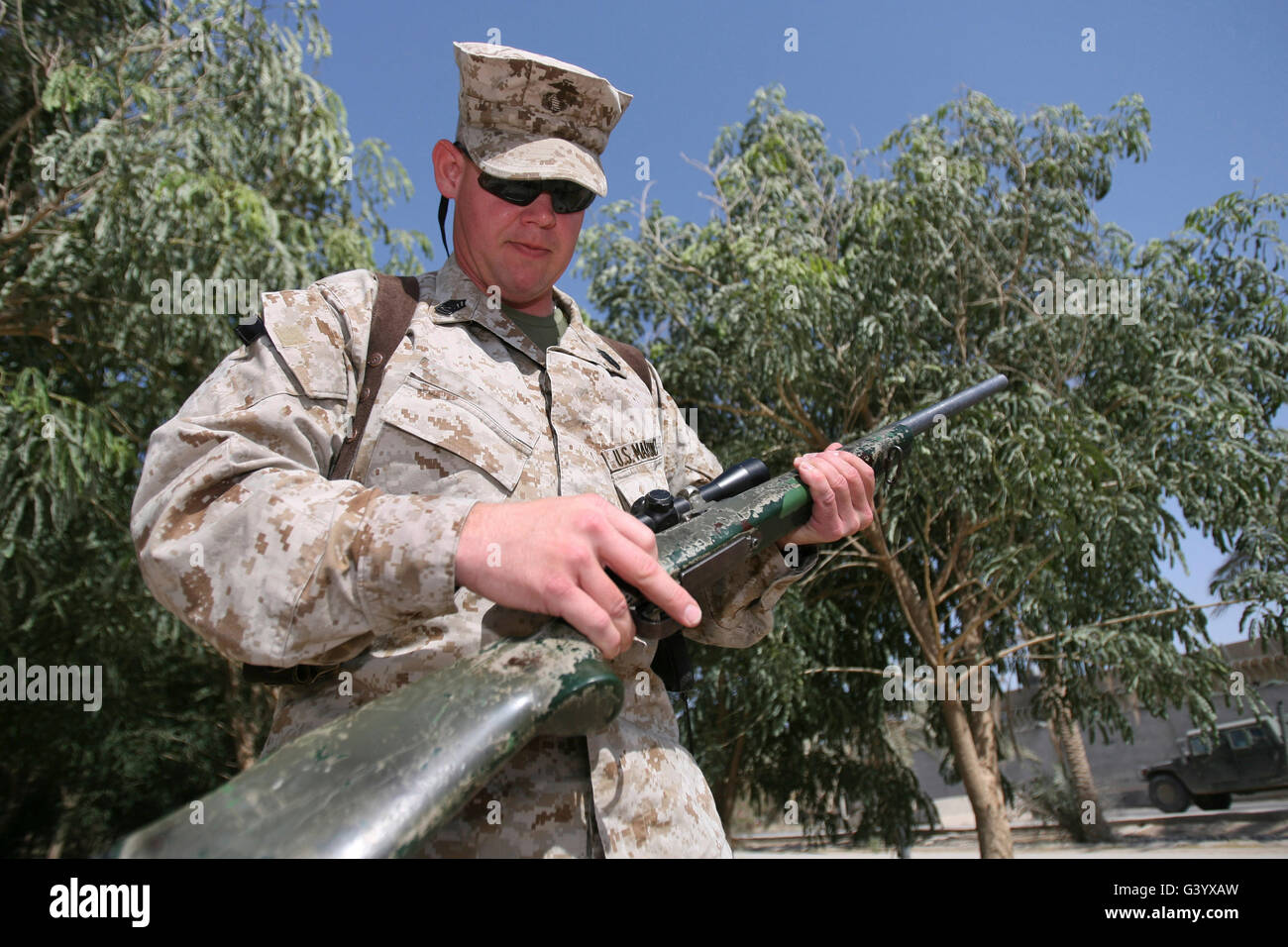 M40 sniper rifle -Fotos und -Bildmaterial in hoher Auflösung – Alamy