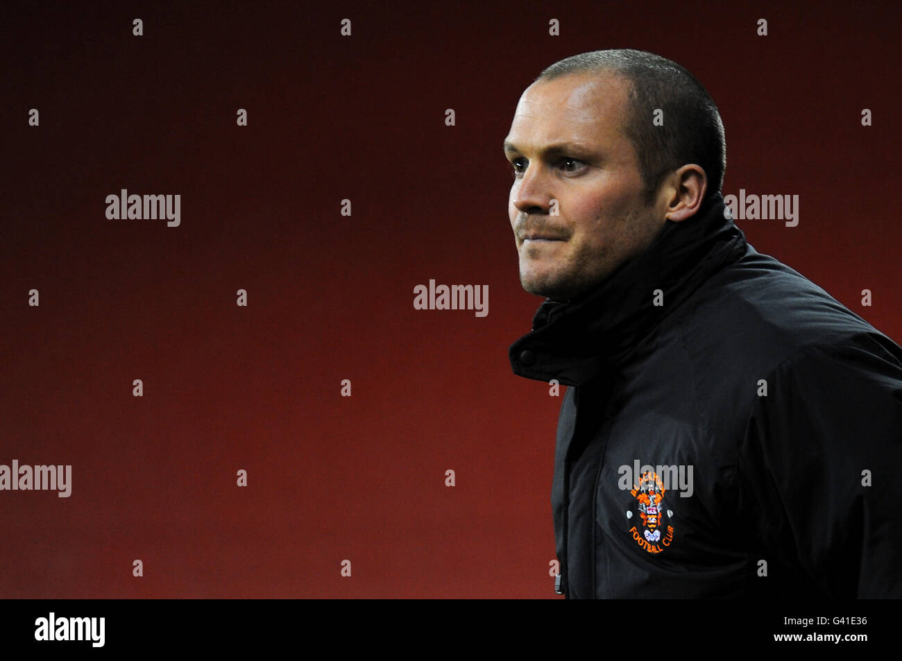 Blackpools amtierender leiter jugendmannschaft jamie shore -Fotos und ...