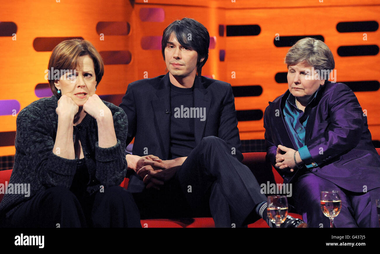 Professor brian cox und komikerin sandi toksvig -Fotos und ...
