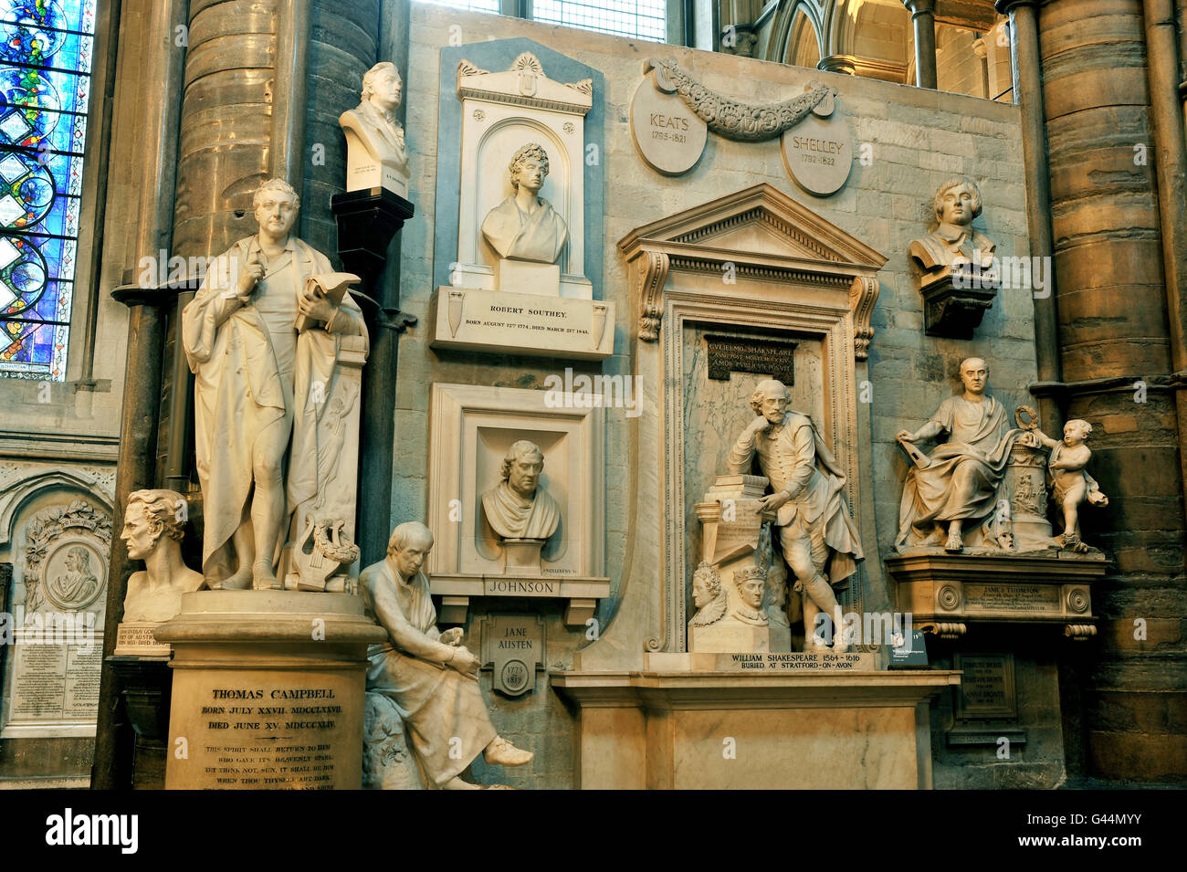 Poets corner -Fotos und -Bildmaterial in hoher Auflösung – Alamy