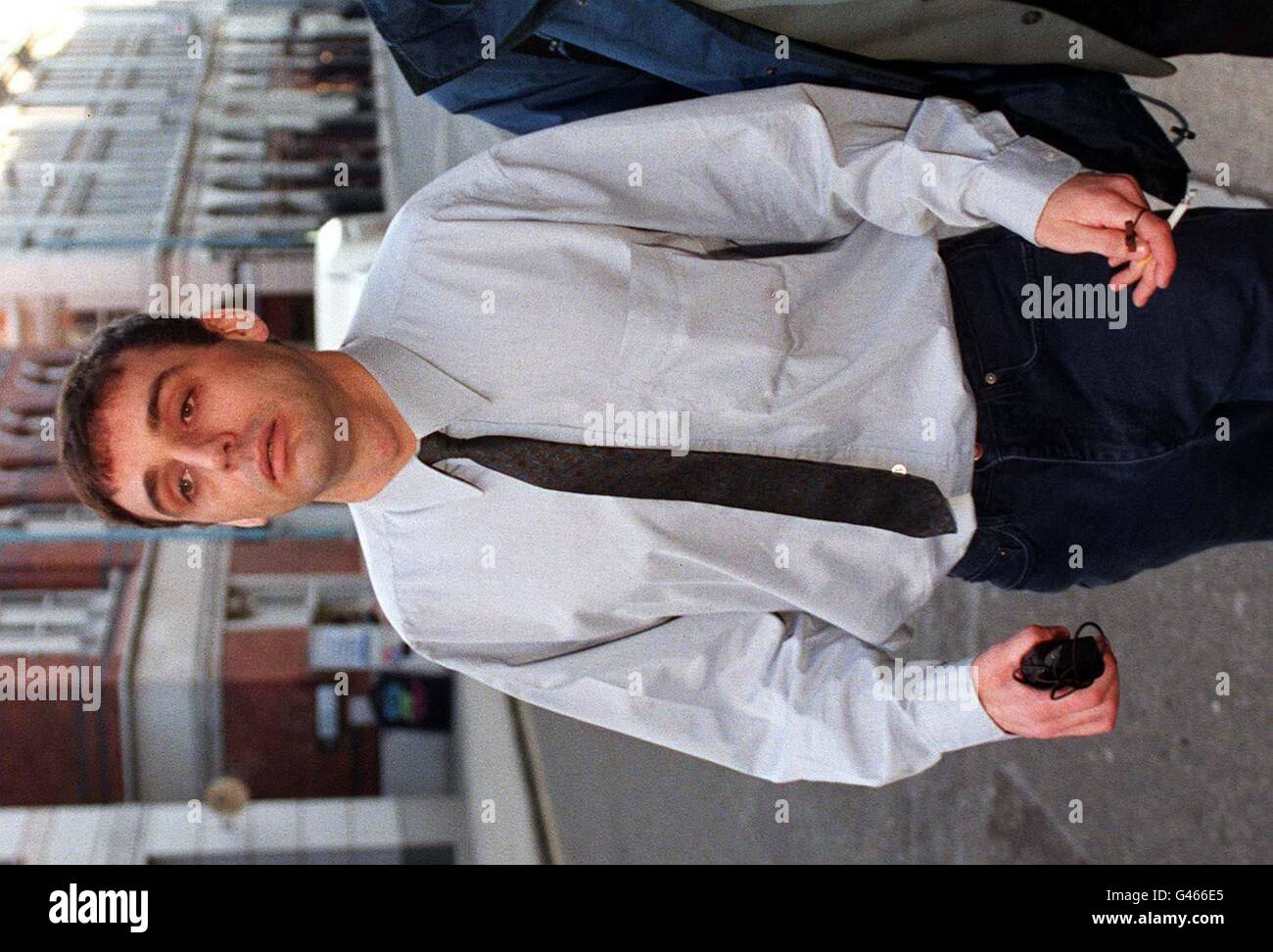 Neil Slinger, 33, aus Manchester, heute (Freitag) im Old Bailey, wo er ...