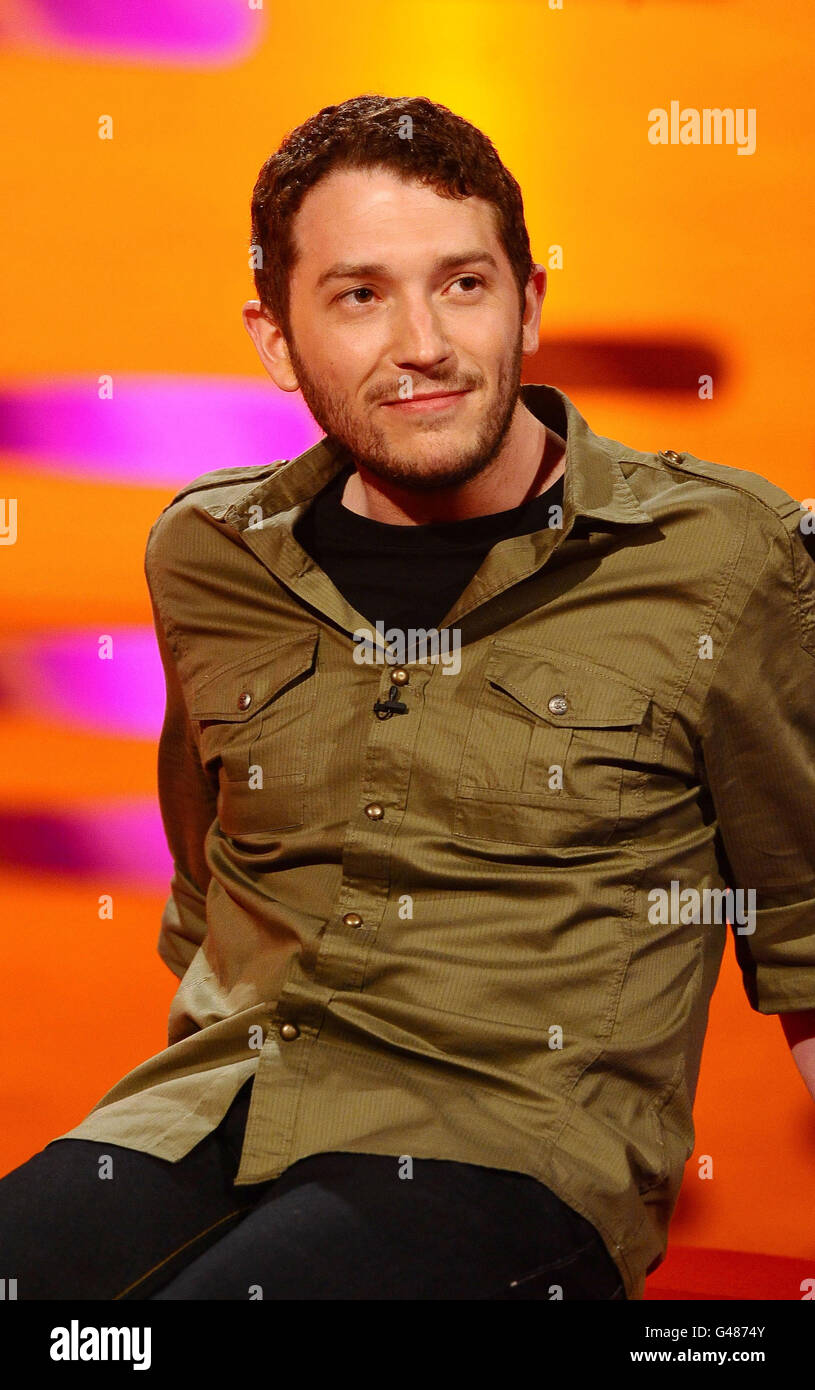 Jon Richardson, während der Dreharbeiten zur Graham Norton Show in den ...