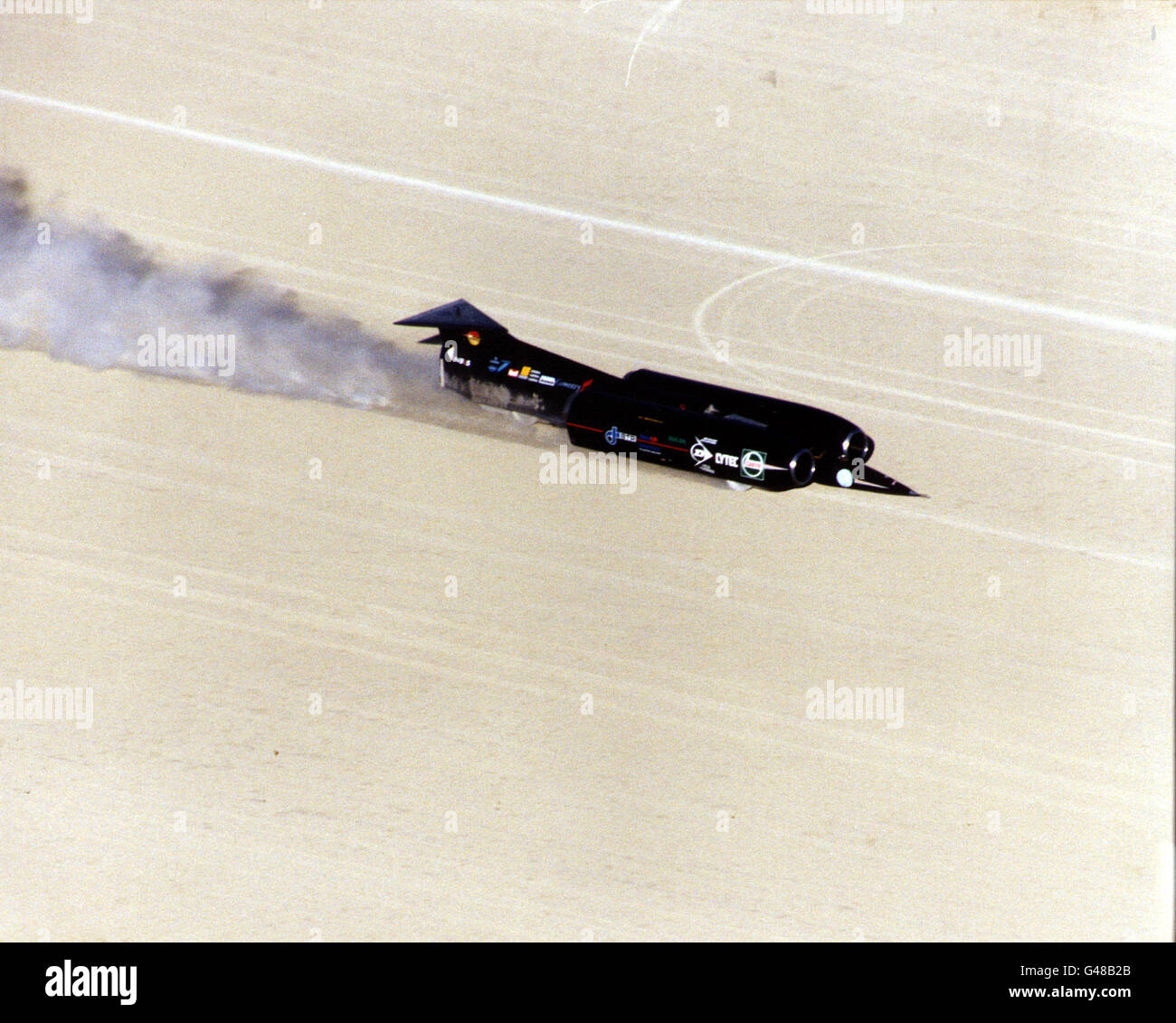 Thrust ssc supersonic car -Fotos und -Bildmaterial in hoher Auflösung ...