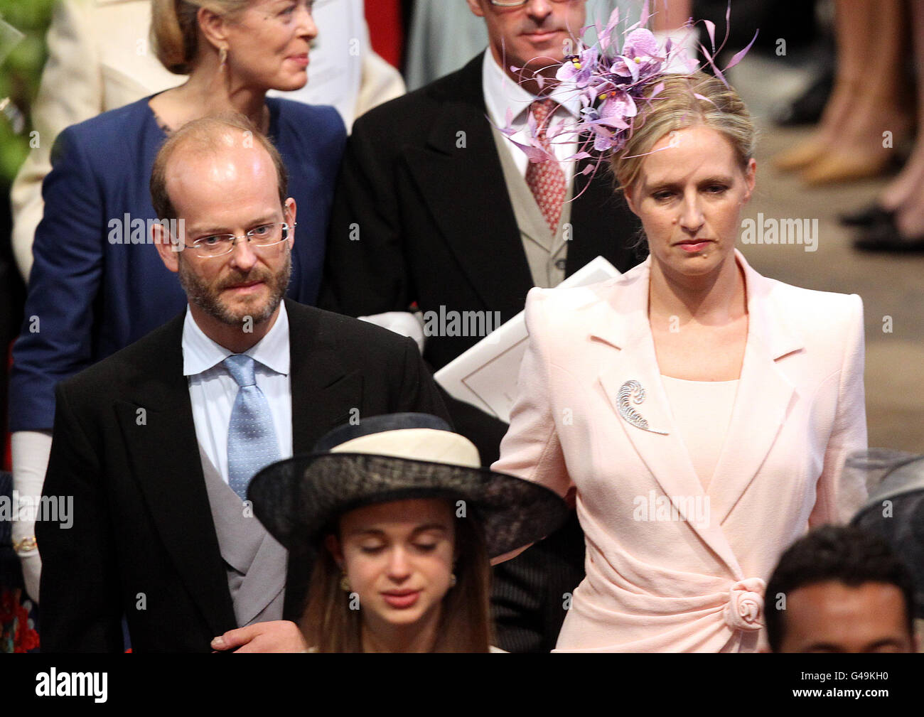 Lord nicholas windsor und lady paola windsor verlassen westminster ...