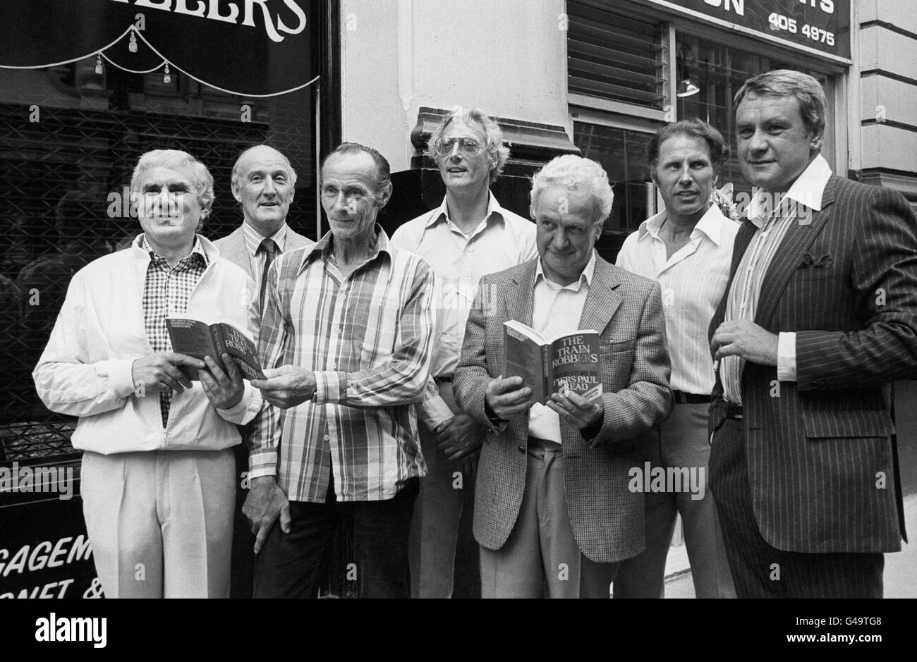 Von links nach rechts: Buster Edwards, Tommy Wiseby, Jim White, Bruce ...
