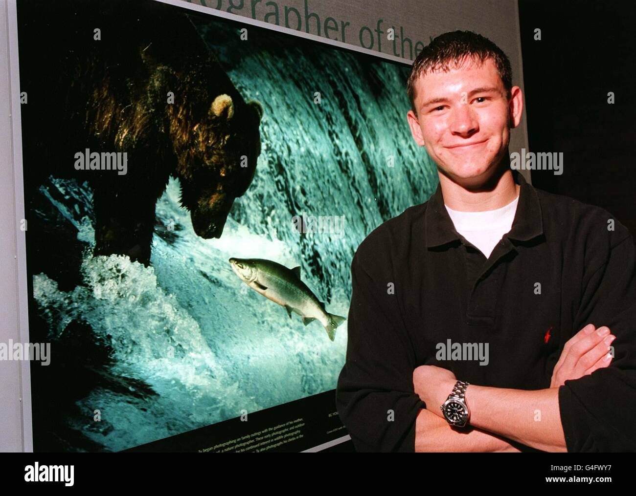 Brandon Ty Garland, aus Washington in den USA, heute (Donnerstag) im ...