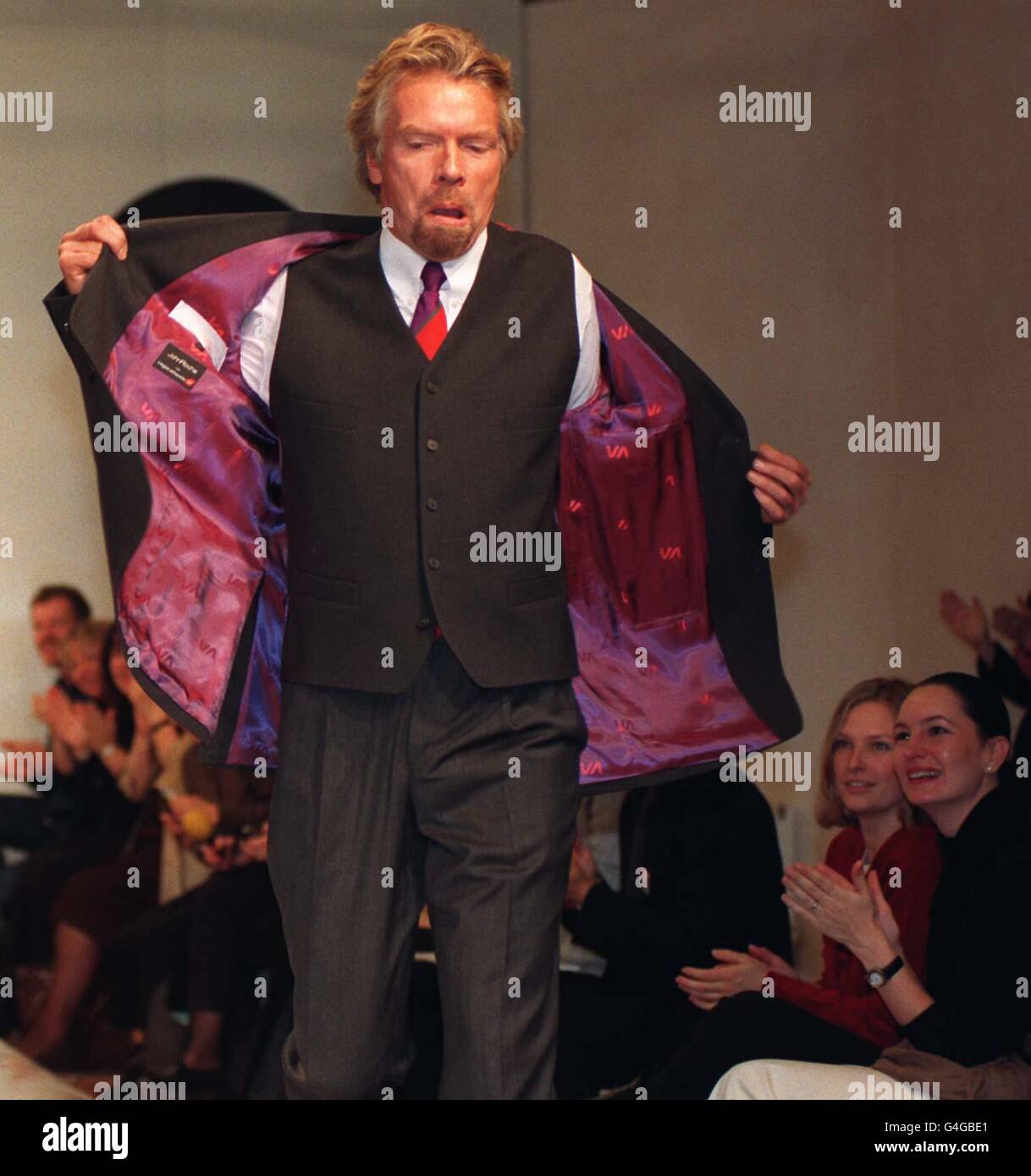 Der Unternehmer Richard Branson, der heute (Donnerstag) in London einen ...