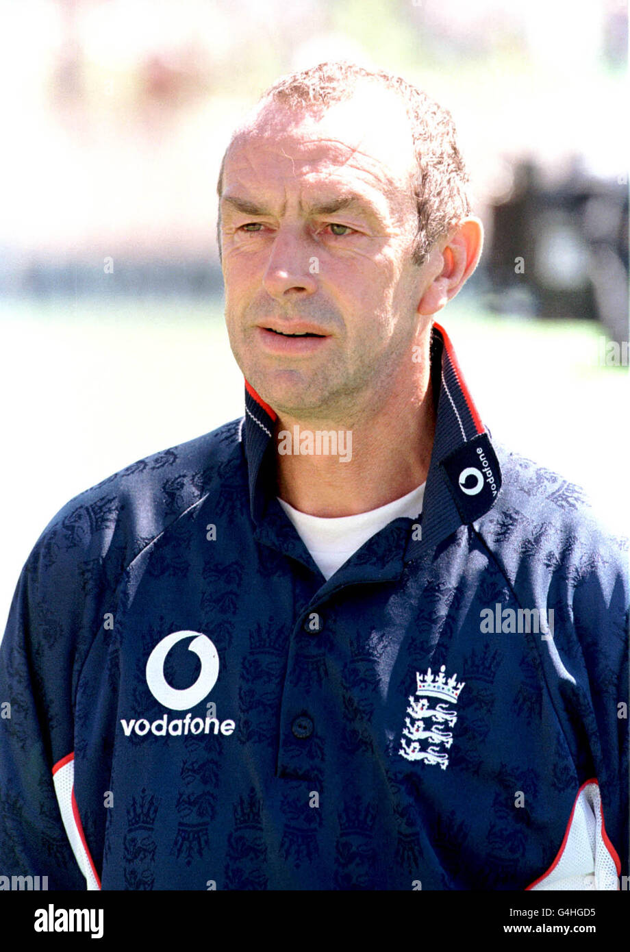 David Lloyd. Filebild von 1998 Ashes Reisebus David Lloyd. Bild von BEN ...