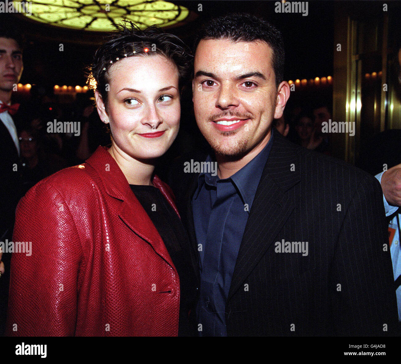 Die Fernsehschauspieler Andrew Lynford (R, von 'Eastenders') und Luisa ...