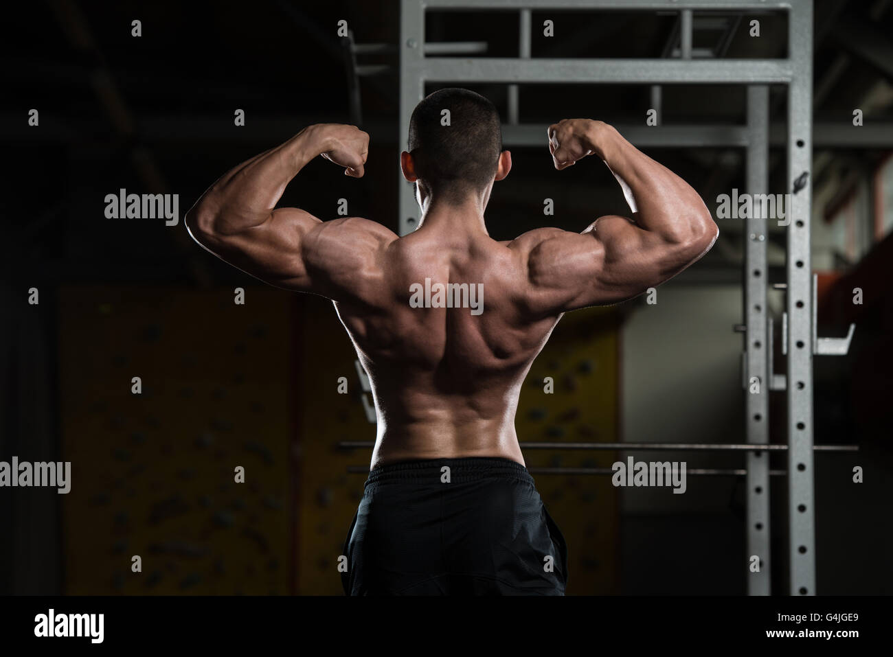 Doppelter bizeps -Fotos und -Bildmaterial in hoher Auflösung – Alamy