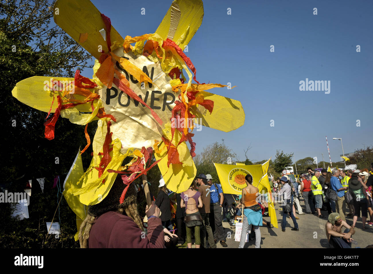 Der standort von edf energys hinkley point kernkraftwerk -Fotos und ...
