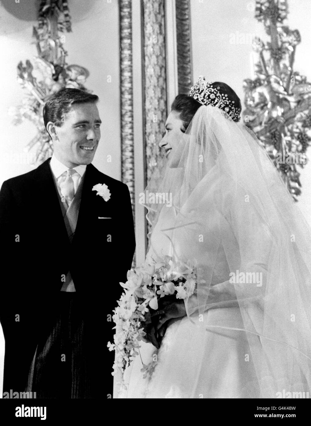 Königliche prinzessin margaret und antony armstrong jones hochzeit ...