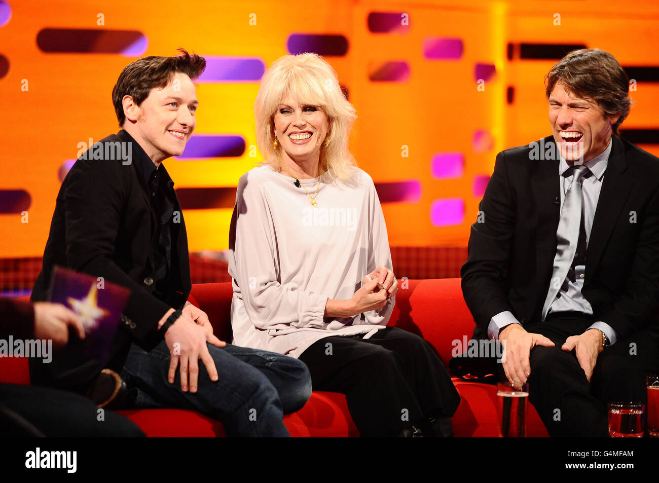 Joanna lumley john bishop filmt graham norton show london studios ...