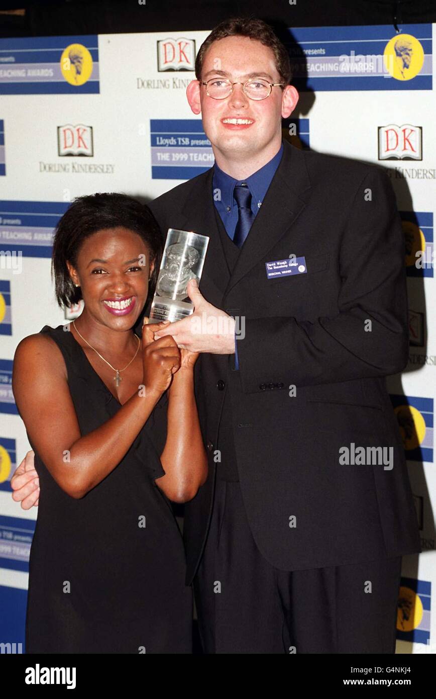 David Waugh, Beauchamp College Leicester, wird von der Blue Peter ...