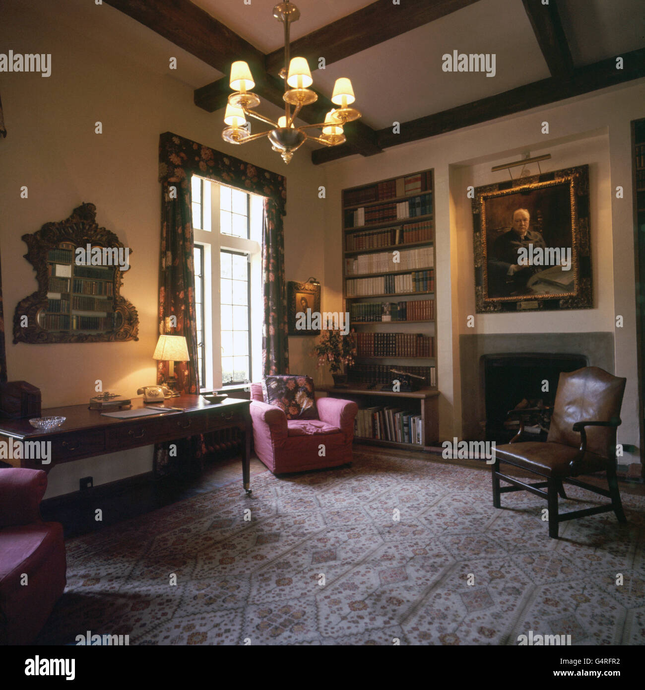 Pa foto 20 6 66 bibliothek chartwell manor -Fotos und -Bildmaterial in ...