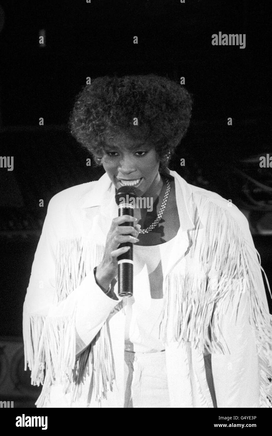 Whitney Houston Singer Music Stockfotos und -bilder Kaufen - Alamy