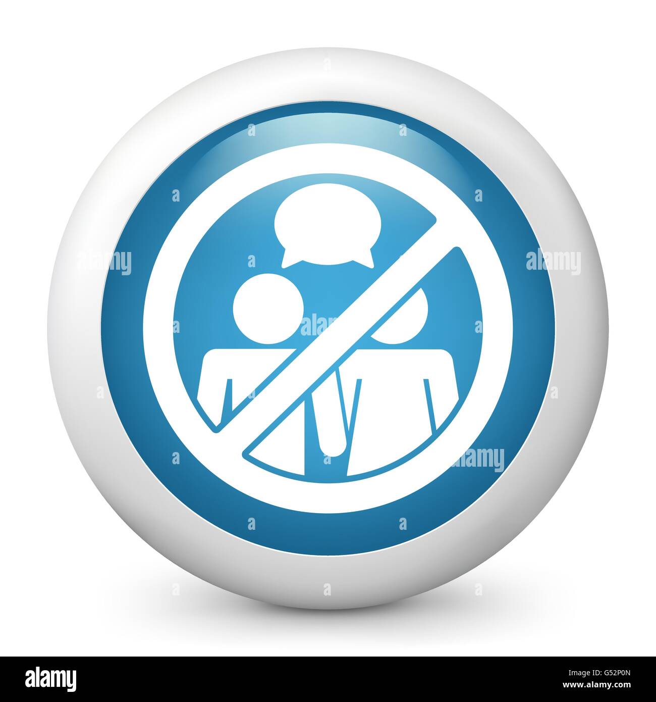 Sprechen verboten -Fotos und -Bildmaterial in hoher Auflösung – Alamy