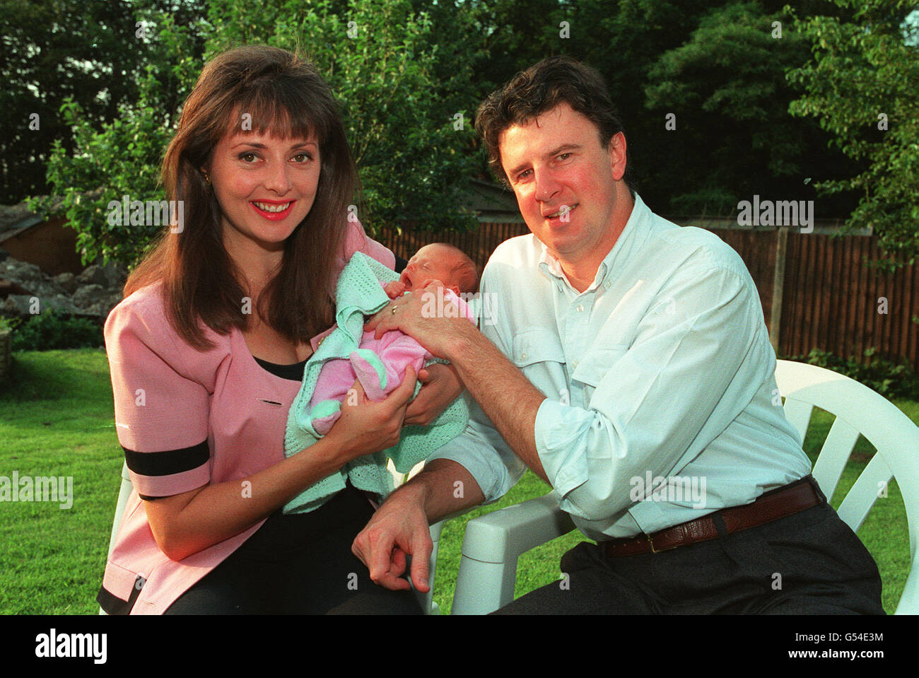 Bibliotheksdatei vom 9/6/92. Fernsehmoderatorin Carol Vorderman und ihr ...