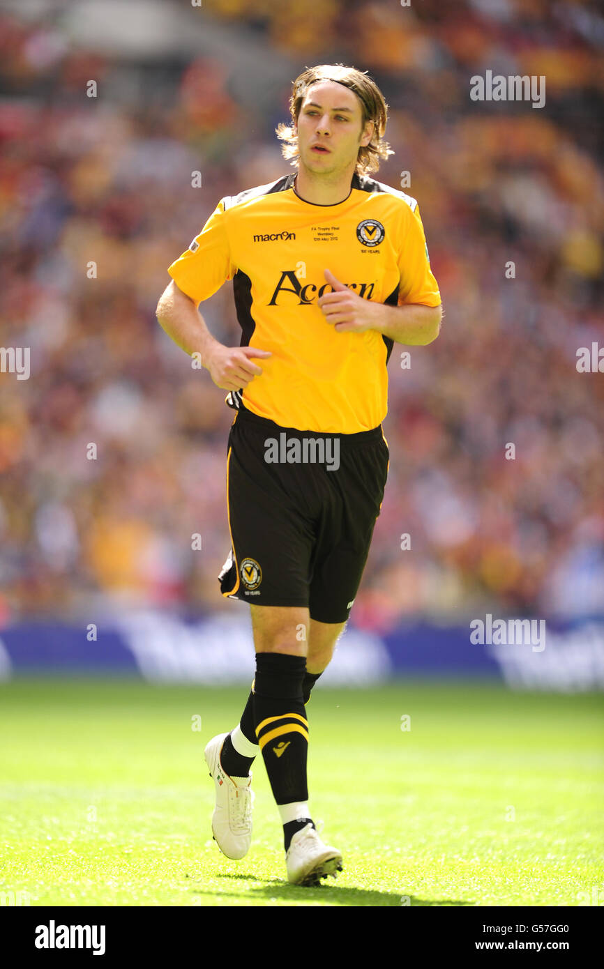 Fußball - die FA Carlsberg Trophy - Finale - Newport County / York City ...