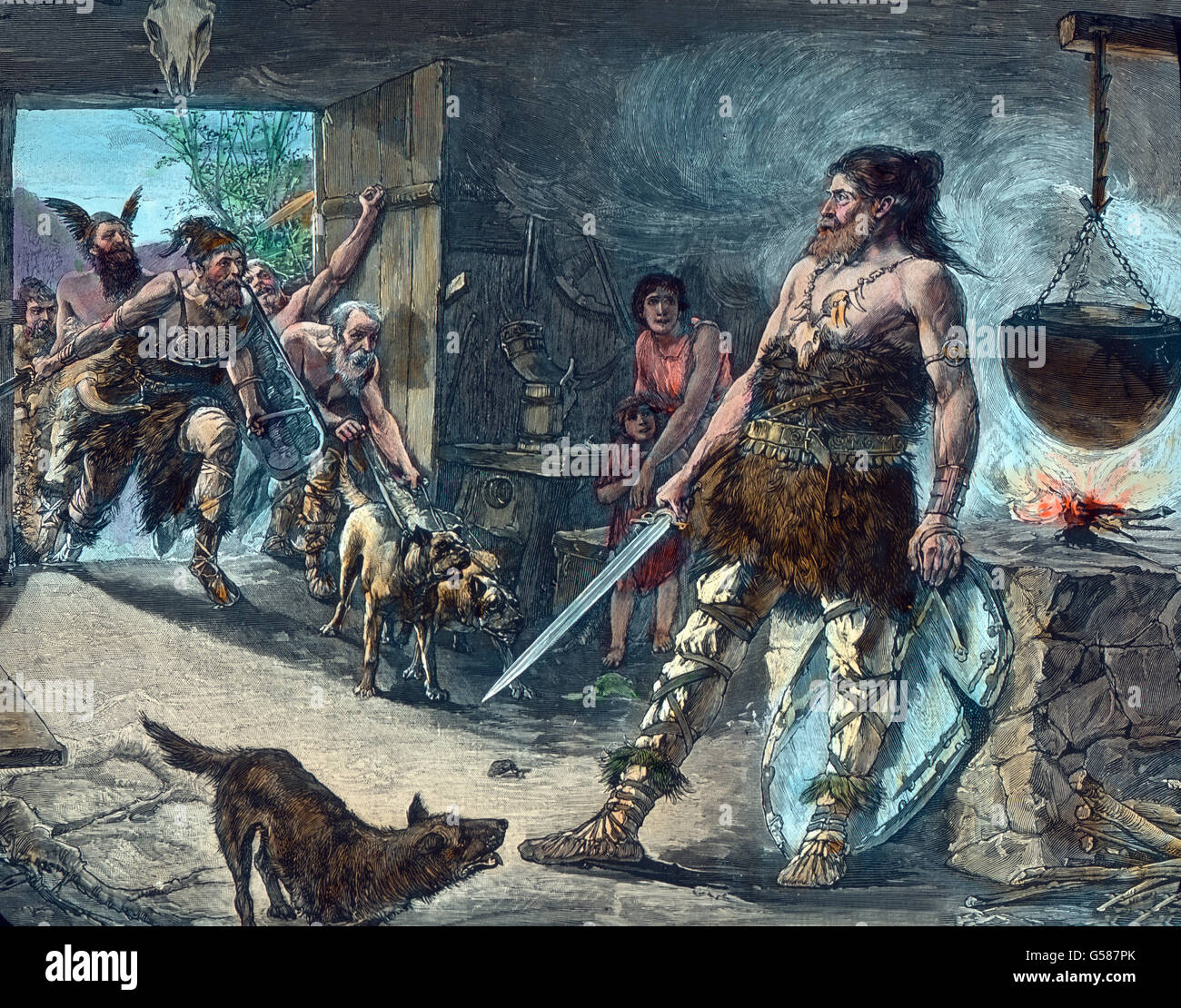 Germanen krieger -Fotos und -Bildmaterial in hoher Auflösung – Alamy