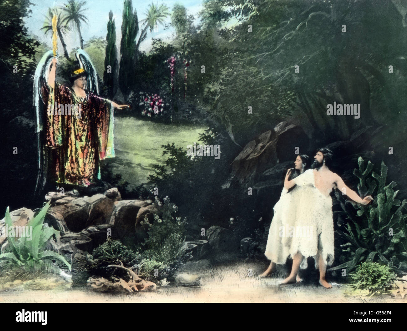 Prologsprecher Und Chor Treten Zurück. Der Vorhang der Mittelbühne Hebt Sich, da Steht Das Erste ...