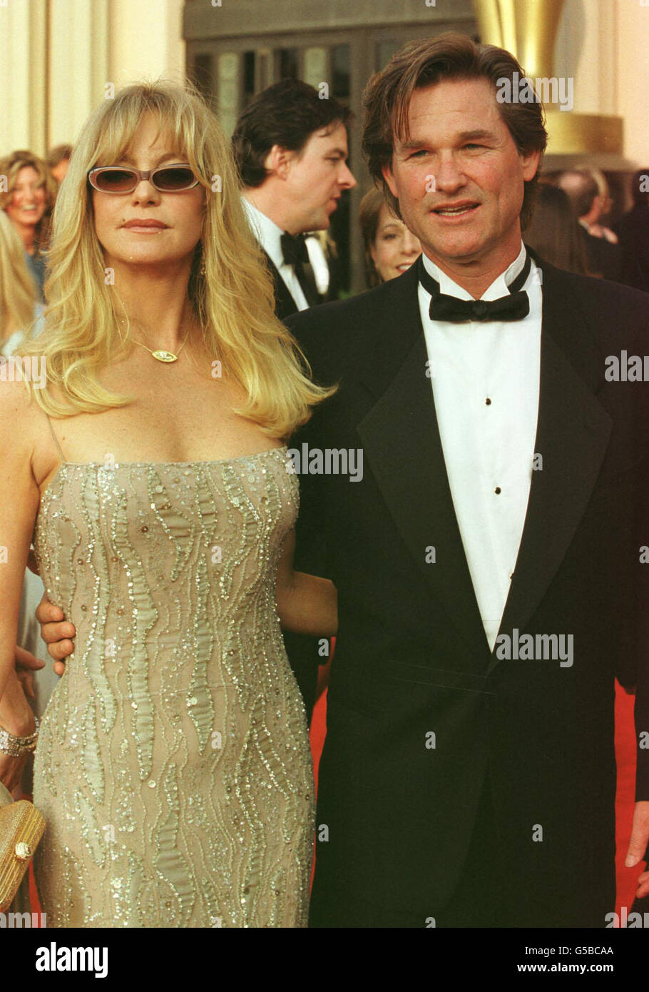 Goldie Hawn und ihr Partner Kurt Russell kommen zu den 73. Annual ...
