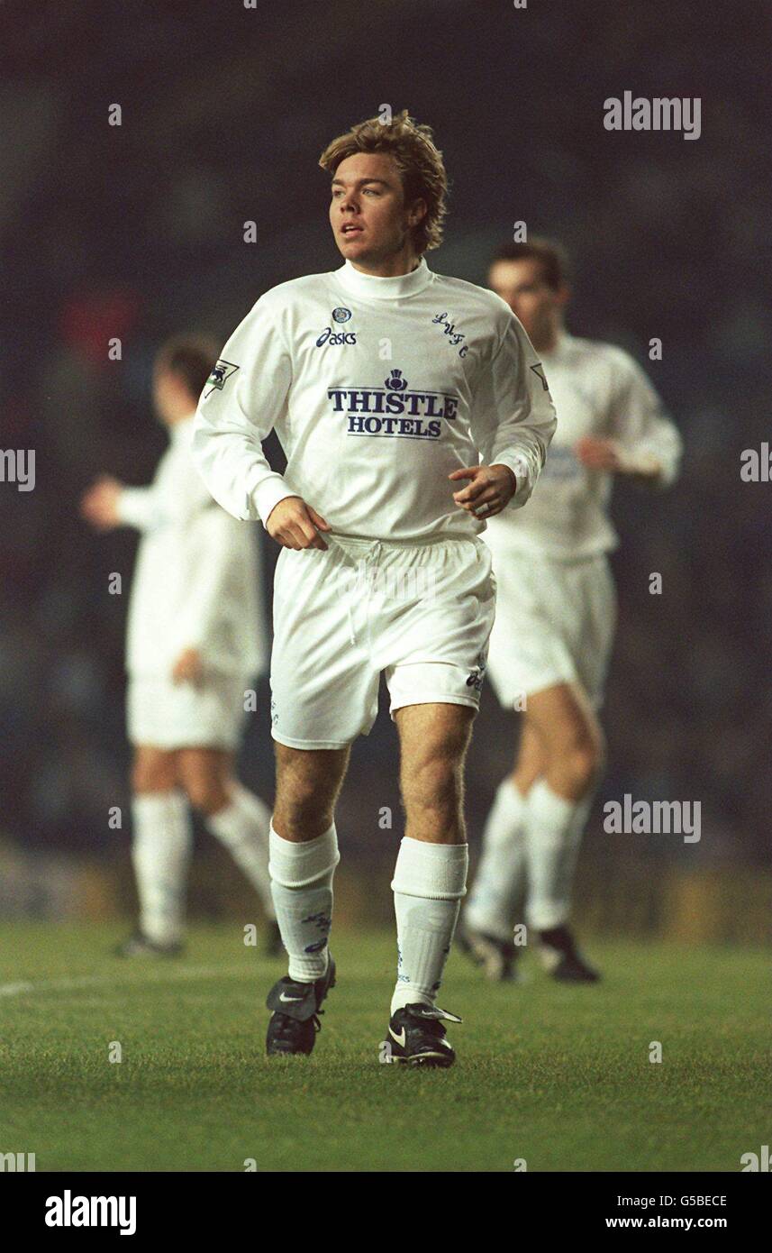 Leeds / Blackburn Coca Cola Cup RD4. Tomas Brolin, Leeds ...