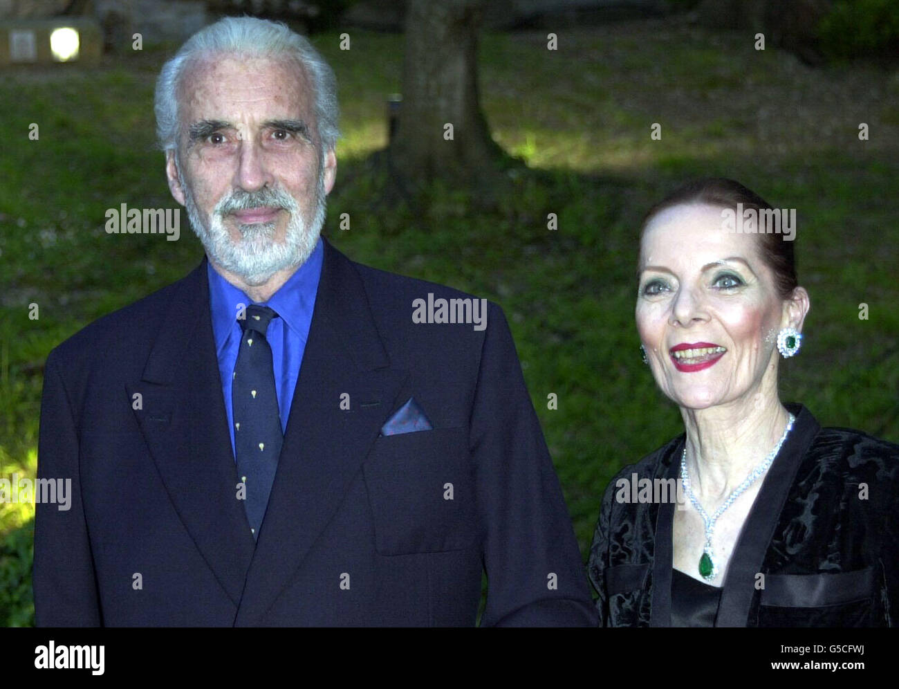Christopher Lee Herr Der Ringe Stockfotos und -bilder Kaufen - Alamy