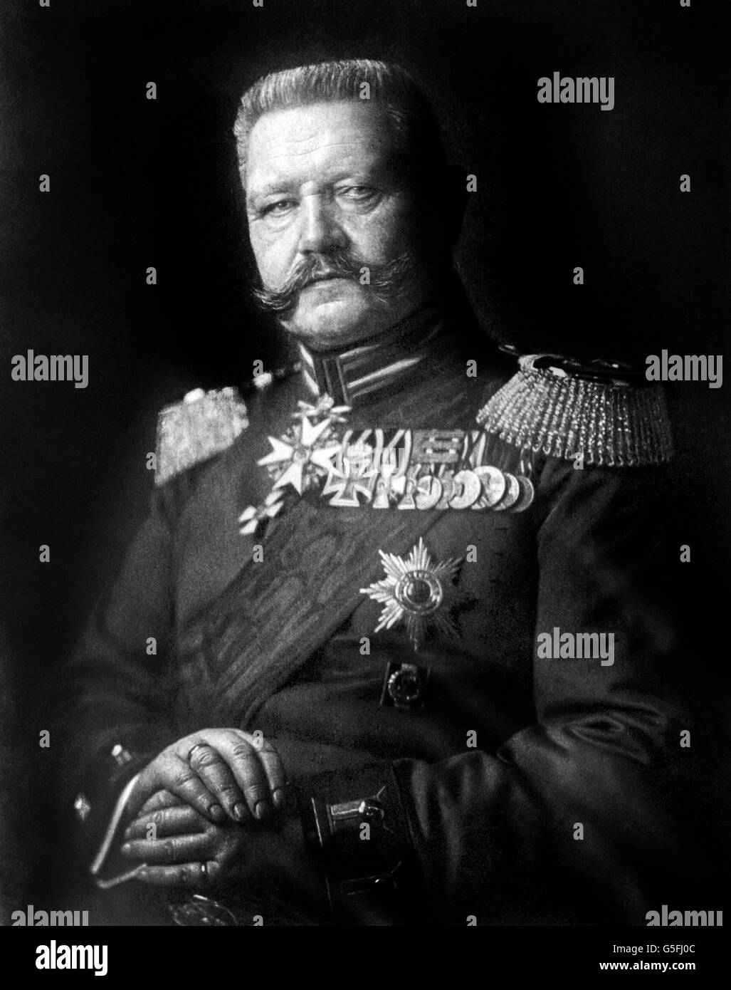 Paul Von Hindenburg German General Stockfotos und -bilder Kaufen - Alamy