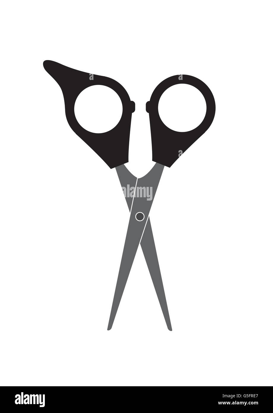 Illustration Der Schere Stockfotografie Alamy