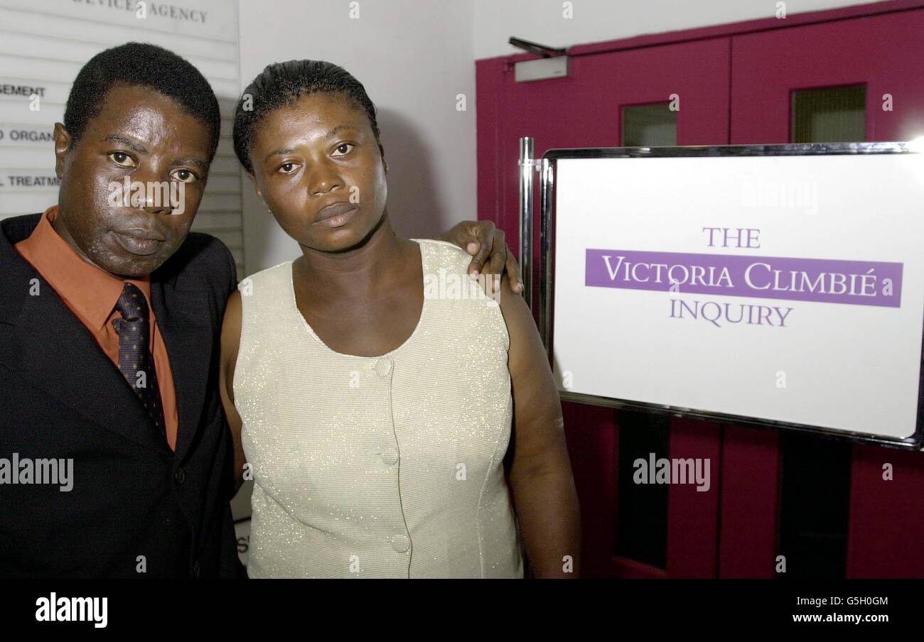 Francis climbie mit seiner frau berthe -Fotos und -Bildmaterial in ...