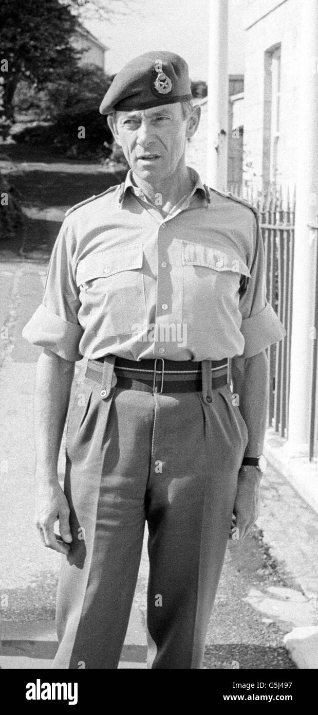 Major Jeremy Moore Stockfotografie - Alamy