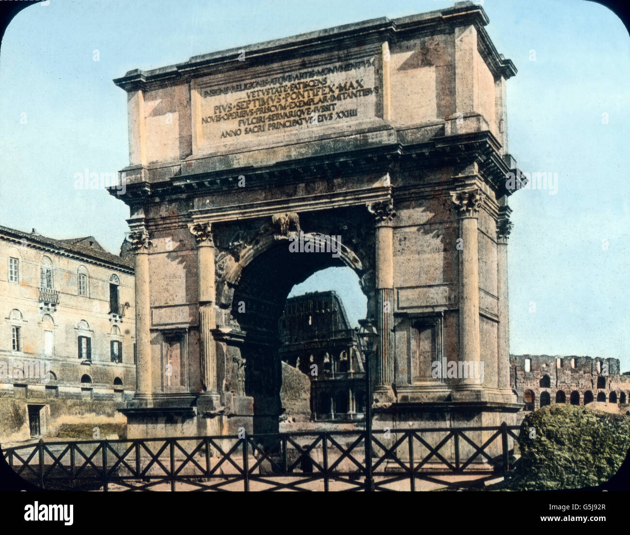 Forum Romanum Titusbogen Stockfotos und -bilder Kaufen - Alamy