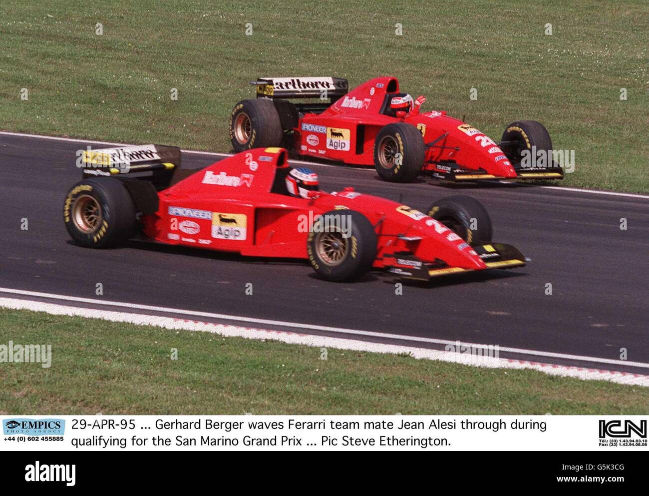 Gerhard berger and jean alesi -Fotos und -Bildmaterial in hoher ...