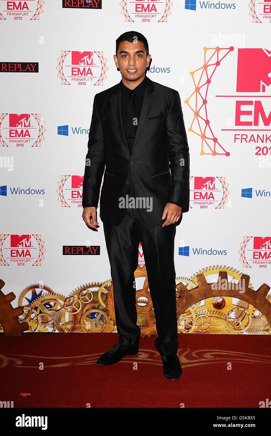 Tim kash ankunft 2012 mtv europe music awards festhalle frankfurt ...