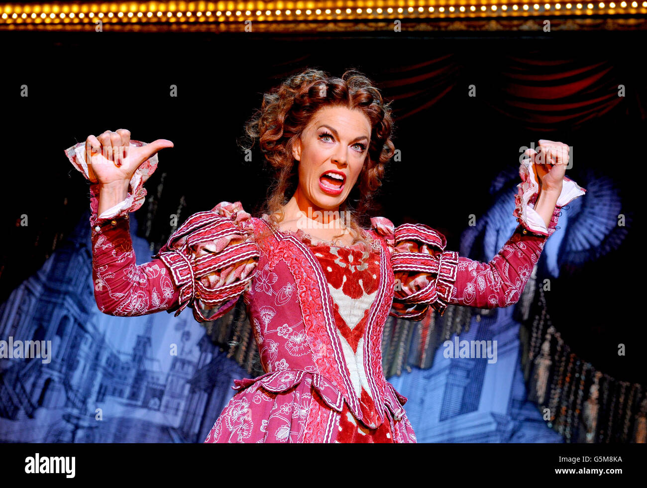 Hannah Waddingham spielt als Lilli Vanessi/Katherine in der Produktion von Kiss Me Kate in ...