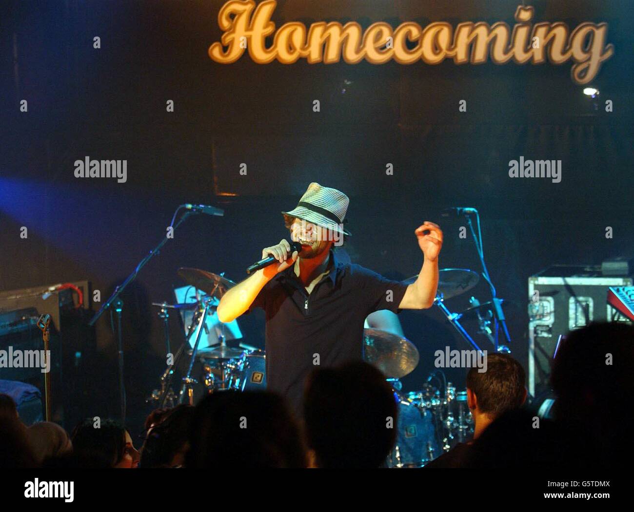 Jay Kay und seine Band Jamiroquai treten im Rahmen der Carling ...