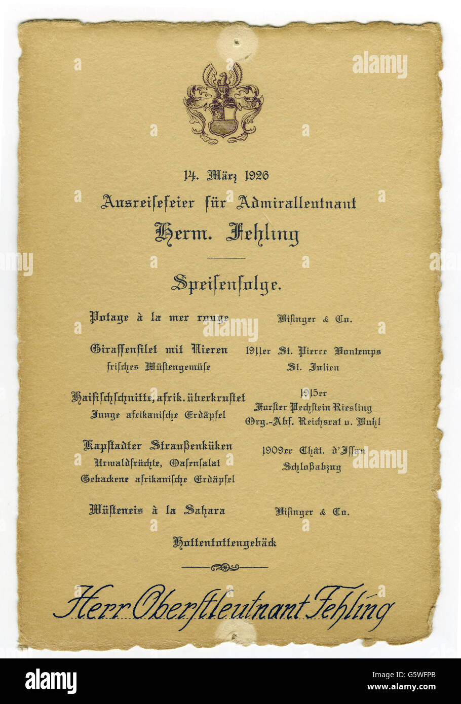 Hermann fehling -Fotos und -Bildmaterial in hoher Auflösung – Alamy