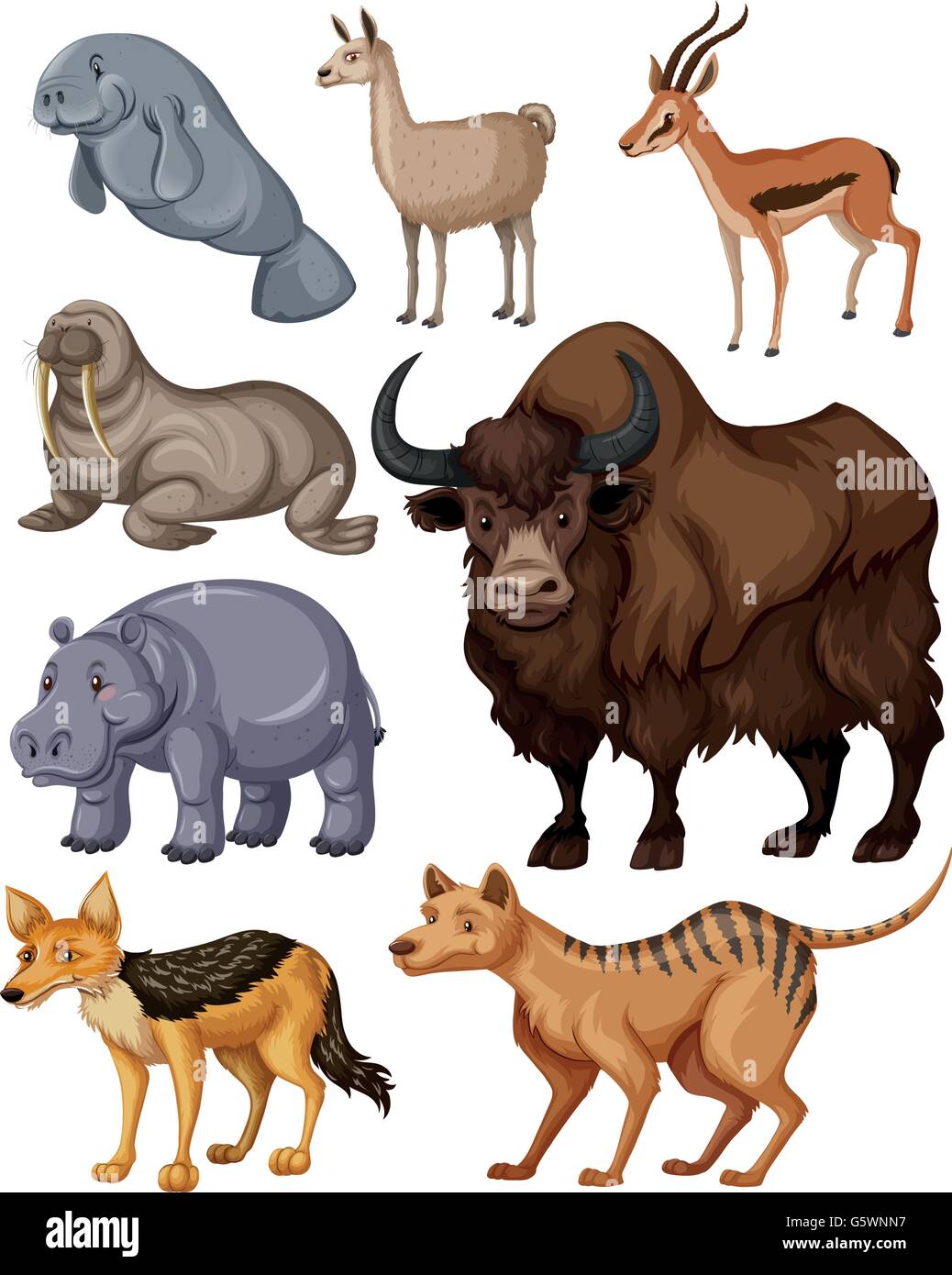 Tiere art Stock-Vektorgrafiken kaufen - Alamy