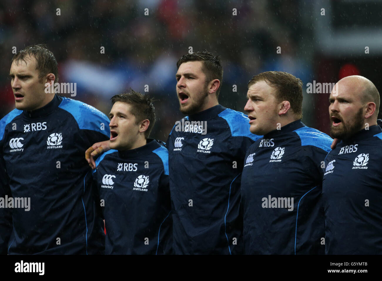 L-R: Aladsdair Kellock, Henry Pyrgos, Ryan Wilson, Moray Low und Dougie ...