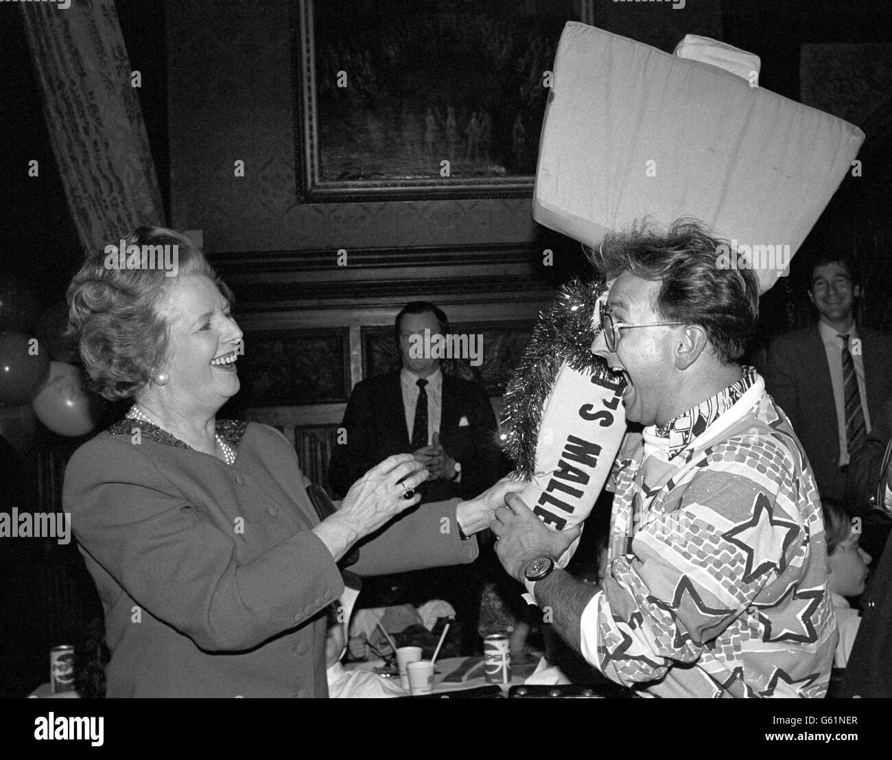Thatcher lacht -Fotos und -Bildmaterial in hoher Auflösung – Alamy
