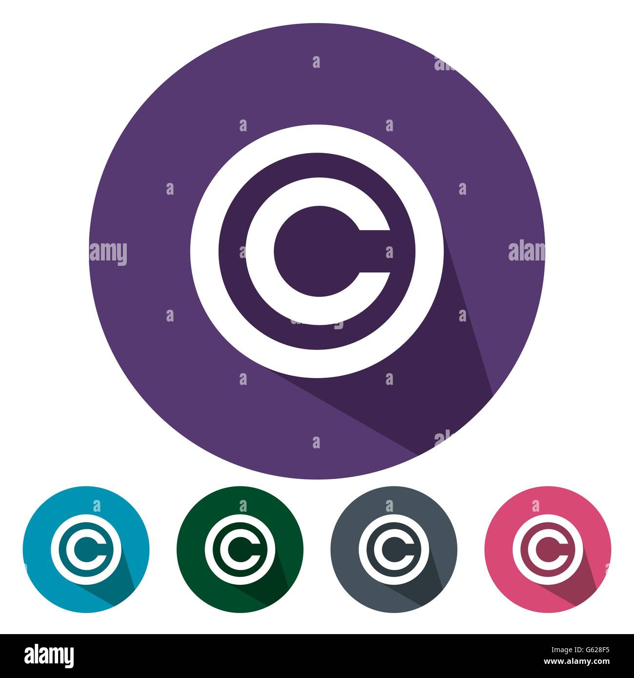 Simboli di copyright Stock-Vektorgrafiken kaufen - Alamy